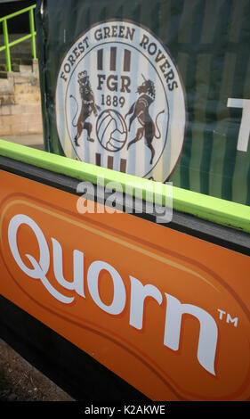 General view of Forest Green Rovers fans during the Carabao Cup second ...