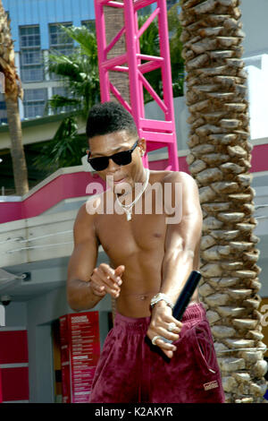 Yazz The Greatest, from Fox's 'Empire', performing live at Go Pool ...