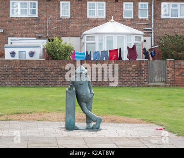 The Andy Capp statue at Hartlepool Headland Stock Photo: 62958198 - Alamy