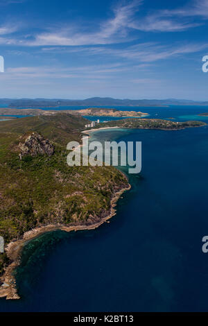 Aerial of Hamilton Island, Whitsundays, Queensland, Australia Stock ...