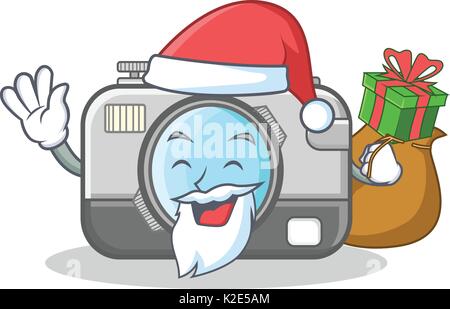 Santa camera caharacter cartoon design Stock Vector Image & Art - Alamy