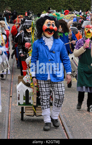 Participants in the Basel Carnival in Basel , Switzerland Stock Photo ...
