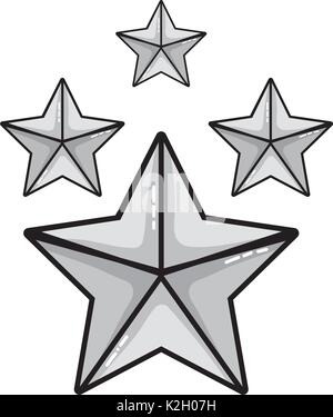 grayscale beauty star shine decoration design Stock Vector Image & Art ...