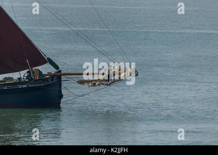 Bowsprit of Thames Barge 'Pudge' Preparing to Start 54th Annual Barge ...