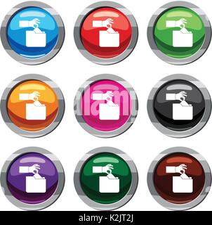 Robbery secret data in folder icon Stock Vector Image & Art - Alamy