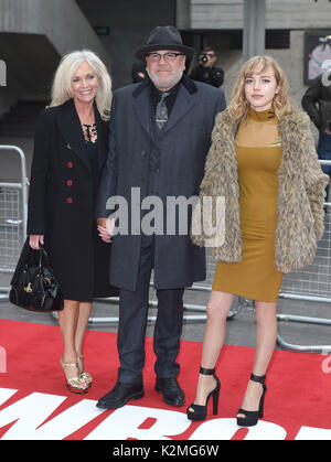 Ray Winstone with his wife Elaine Winstone, and daughter Lois Winstone ...