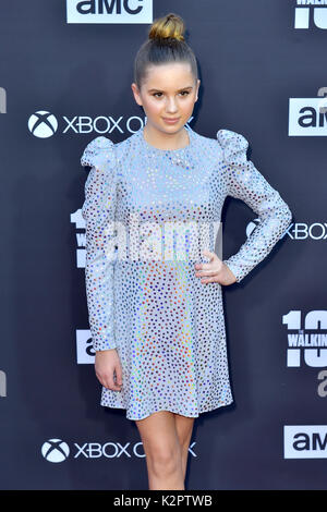 Kyla Kenedy attends AMC's 'The Walking Dead' Season 8 Premiere and the ...