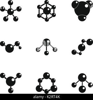 Chemical reaction. Formation of Compound Water molecule H2O as a result ...