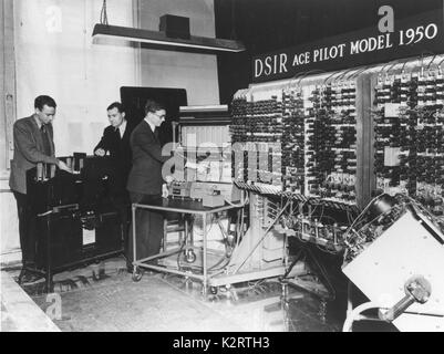 Pilot Ace computer (1950) designed by Alan Turing, Science Museum ...