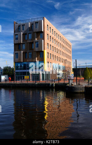 Gloworks creative industries centre, Porth Teigr, Roath Basin, Cardiff ...