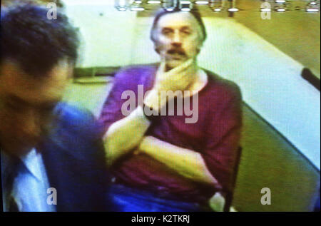 ROY WHITING IN BOGNOR REGIS POLICE STATION AS HE IS ABOUT TO BE CHARGED ...