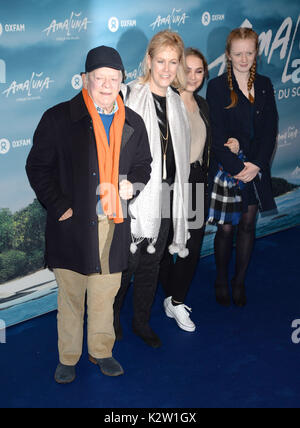 Sir David Jason with his daughter Sophie Mae and wife Gill Hinchcliffe ...