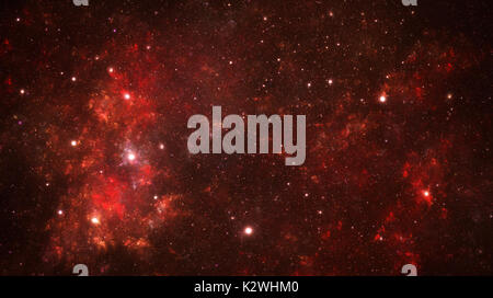 Space background with red nebula and stars. Elements of this image ...