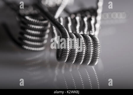 Alien Clapton coils example for vaping with electronic cigarette, e cig ...