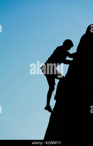 repelling down a cliff Stock Photo - Alamy