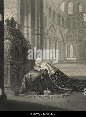 Louis VII, King of France, before the Tomb of Thomas Becket Stock Photo ...