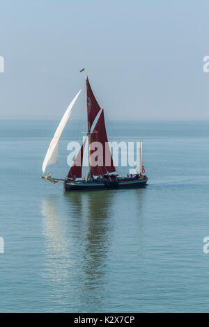 Thames barge 'Lady of the Lea of Dover' preparing to start in 54th ...