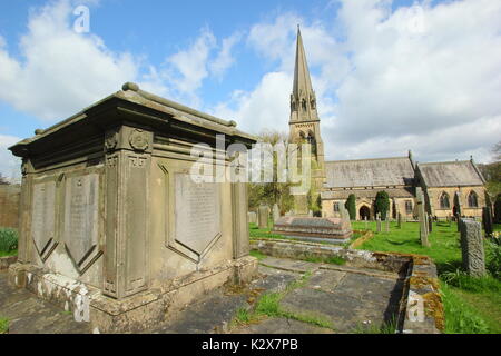 The alter tomb of renowned English gardener, Sir Joseph Paxton in the ...