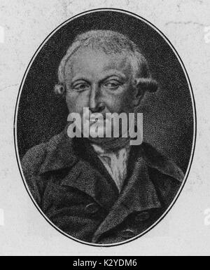 Johann Nikolaus Forkel - portrait of the German musician & musicologist ...
