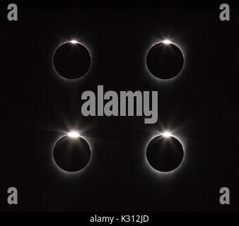 Diamond Ring phase of the August 21, 2017 total solar eclipse, from ...