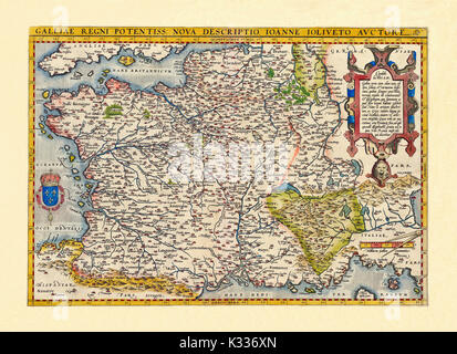 France Map, Map of France, France Plan, Old France Map, Retro France ...