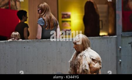 Neanderthal Museum, Figures Stock Photo - Alamy