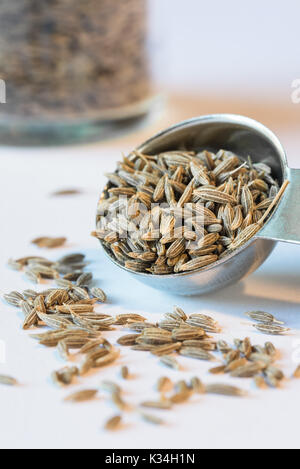 Cumin Seeds Spilled from a Teaspoon Stock Photo - Alamy