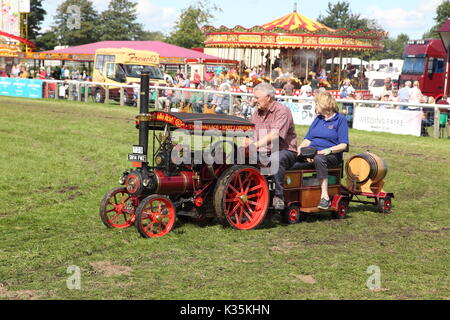 Foden D Type Steam tractor old classic transport vehicle red landscape ...