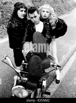 Ricki Lake, Johnny Depp & Traci Lords Film: Cry-Baby; Cry Baby (1990 ...