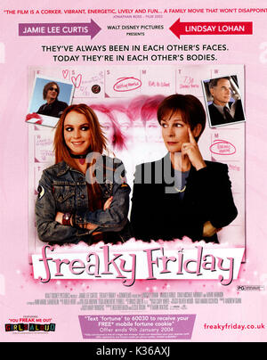 FREAKY FRIDAY -2003 POSTER Stock Photo - Alamy