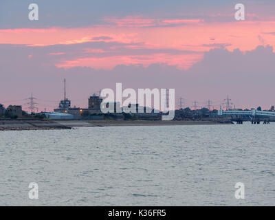 Garrison Point fort Sheerness UK Kent Aerial image Stock Photo - Alamy
