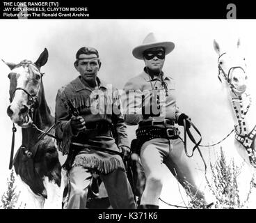 THE LONE RANGER, Clayton Moore, 1956 Stock Photo - Alamy