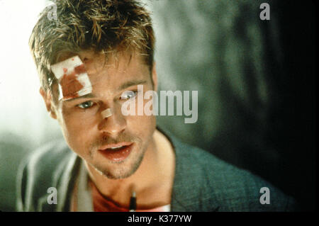 SEVEN,(aka SE7EN), Brad Pitt, Morgan Freeman, Bob Mack as Gluttony ...
