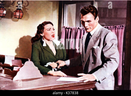 SECOND CHANCE 1953 RKO film with Robert Mitchum and Linda Darnell Stock ...