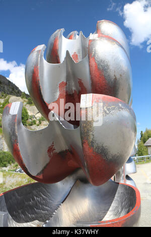 A Pelton wheel a water impulse turbine. Invented by Lester Allan Pelton ...