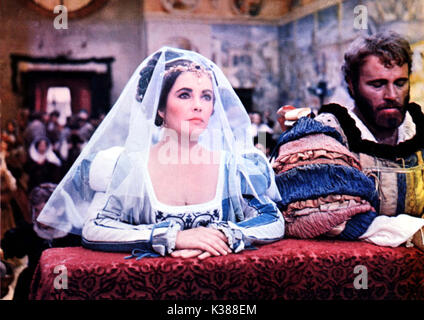 Elizabeth Taylor and Richard Burton,"'The Taming of the Shrew" 1966 File Reference # 30732 ...