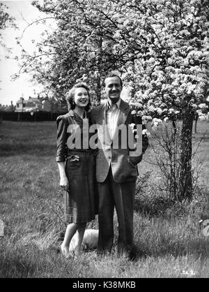 David Niven and Primula Rollo Stock Photo - Alamy