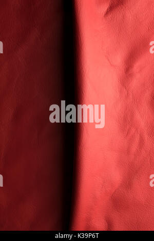 Italian original red leather background. for fashion designers Stock ...