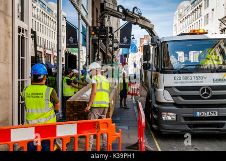 A Jewson truck delivering heavy building supplies, UK Stock Photo - Alamy