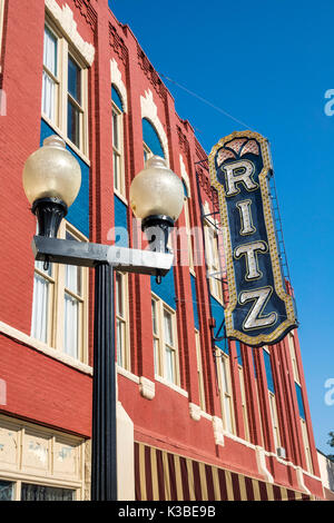 Ritz Theatre Sign Stock Photo - Alamy