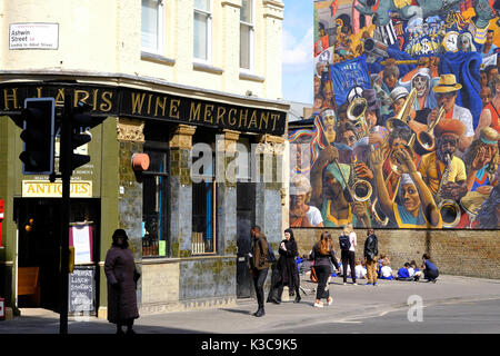 Dalston Peace Mural by Ray Walker, 1985 , London, United Kingdom Stock ...