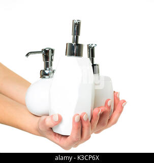 hand soap with pumping lotion from bottle Stock Photo - Alamy