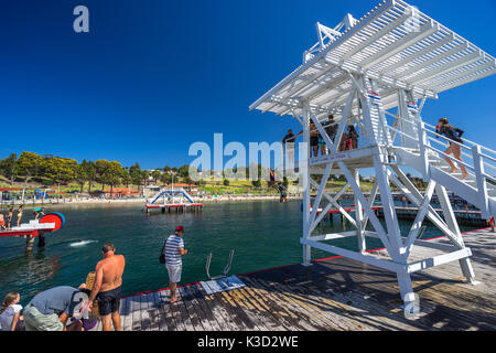 Heritage Victorian swimming pool Geelong, Victoria, Australia Stock ...