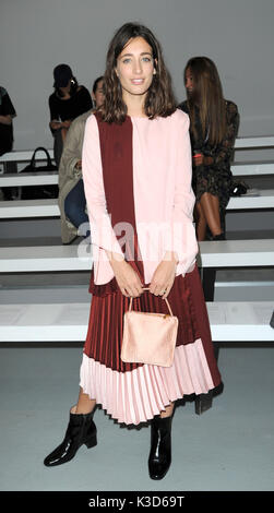 Laura Jackson on the front row during the Alexa Chung London Fashion ...