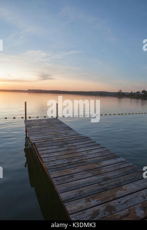 Lake in Wiele Poland - Jezioro Wiele Polska Stock Photo - Alamy