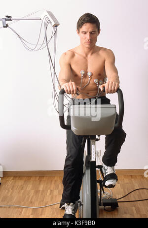 ECG OF A MAN Stock Photo - Alamy
