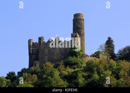 Burg Maus, Mouse Castle, Germany, Rhineland-Palatinate, St. Goarshausen ...