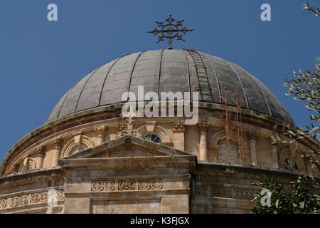 The exterior of the Kidane Mehret church, a rotunda in traditional ...
