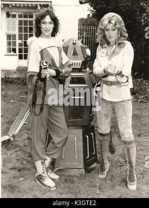 BLAKE'S 7 [TV] JAN CHAPPELL, SALLY KNYVETTE AND ORAC Stock Photo - Alamy