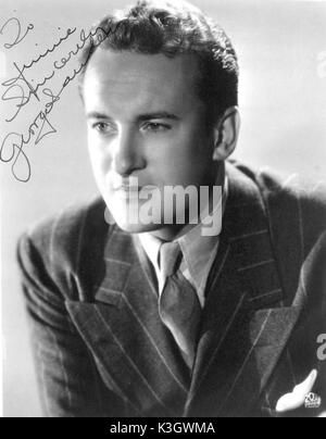 GEORGE SANDERS Actor Stock Photo - Alamy